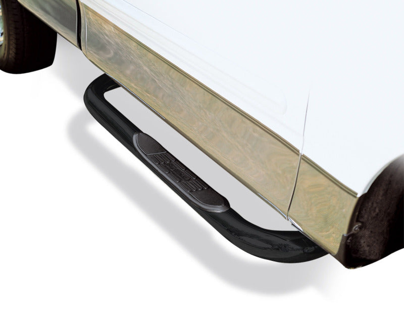 Go Rhino 02-04 Nissan Frontier 4000 Series SideSteps - Cab Length - Bl